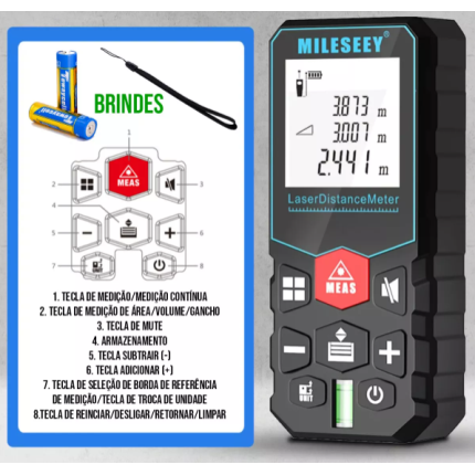 Trena digital Profissional de 40m | SoilControl instrumentos para medir ...